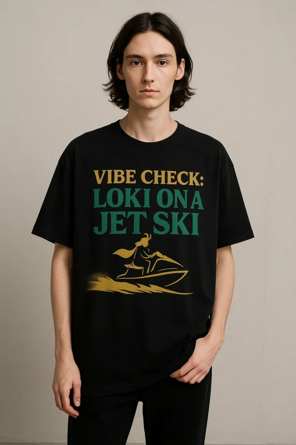 Loki Jet Ski Meme Graphic Tee | Buy Funny T-Shirt Online